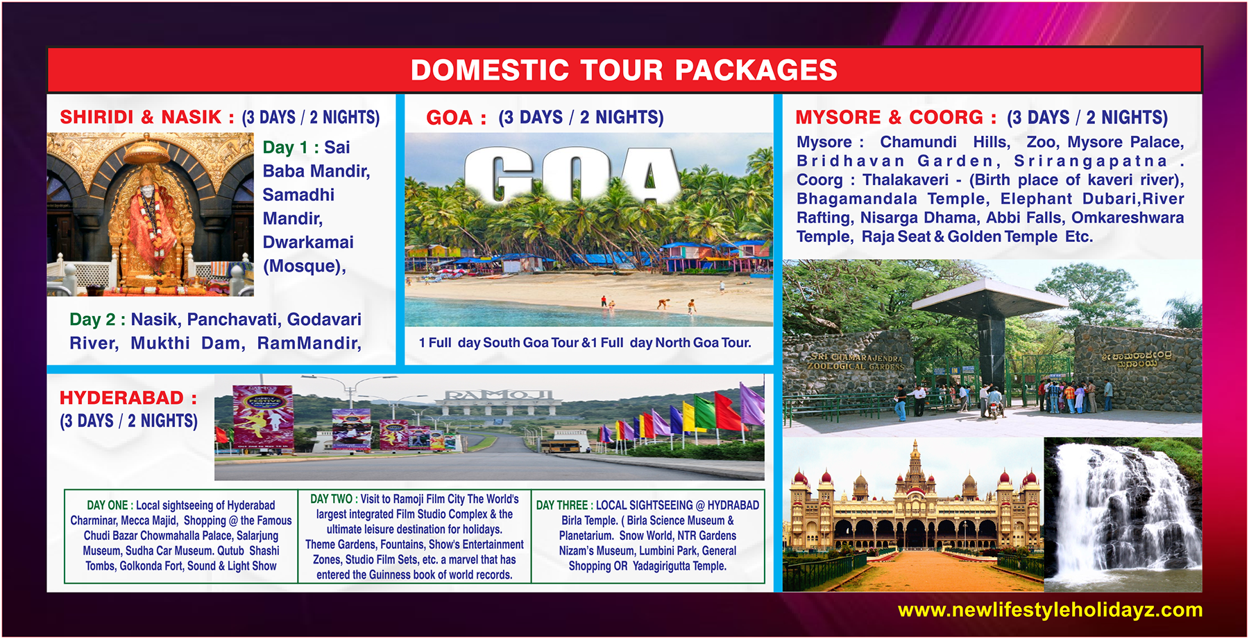 Home Domestic Tour Packages